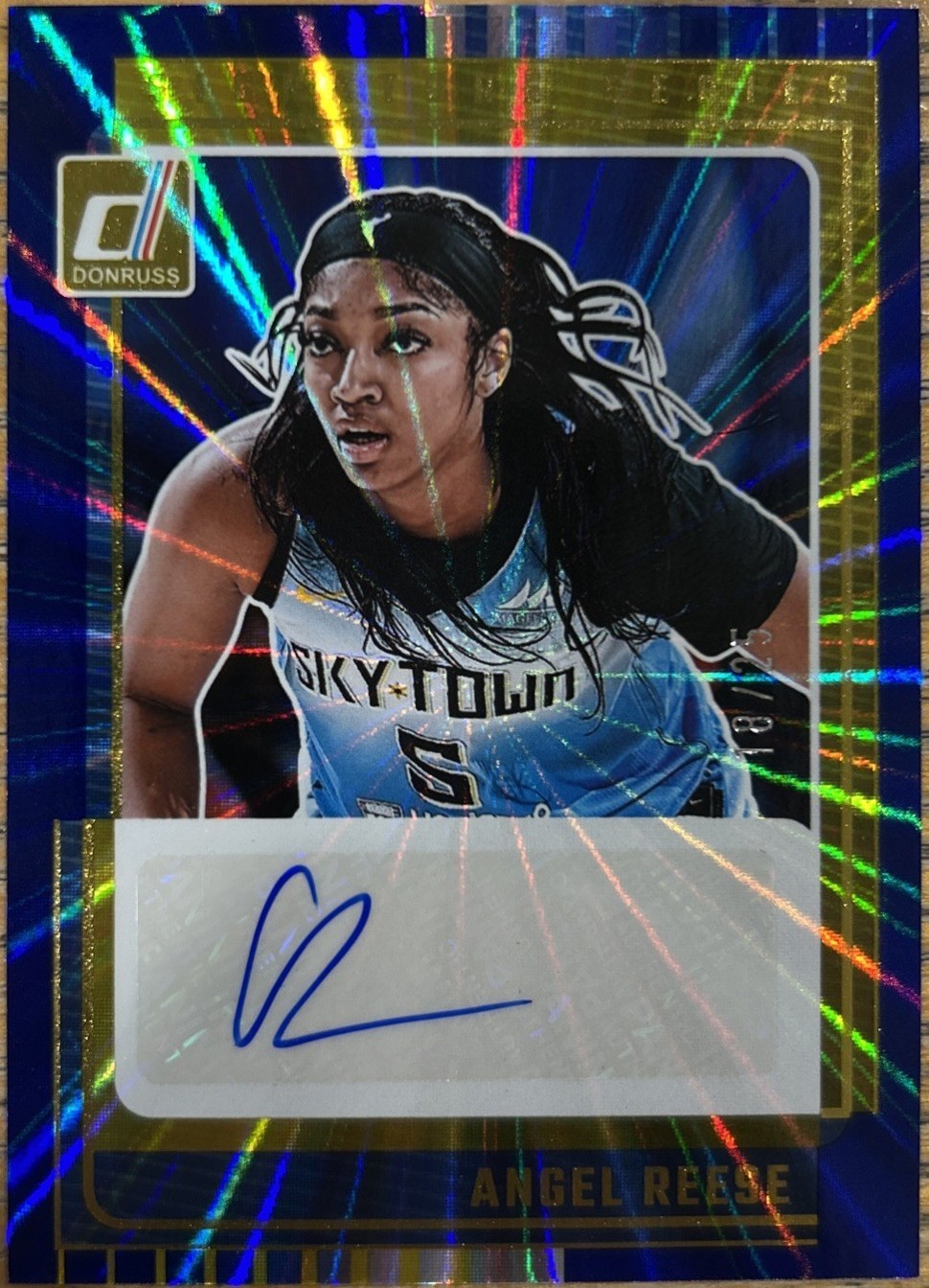 2025 Panini Donruss WNBA - Signature Series Angel Reese #SS-AR Blue ...