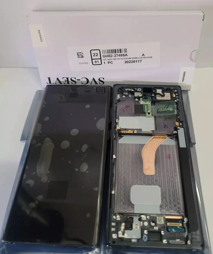 For Samsung Galaxy S22 Ultra S908 Genuine OLED LCD Touch Screen ...
