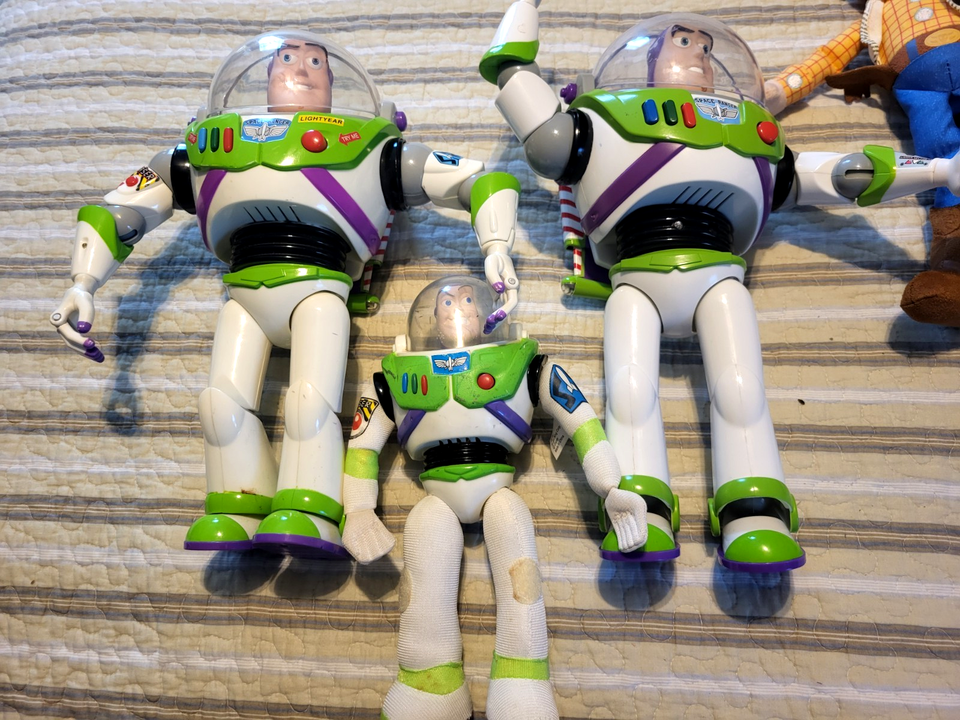 Lot of 17 Disney Toy Story Figures Woody Rex Buzz Bullseye Zurg ...