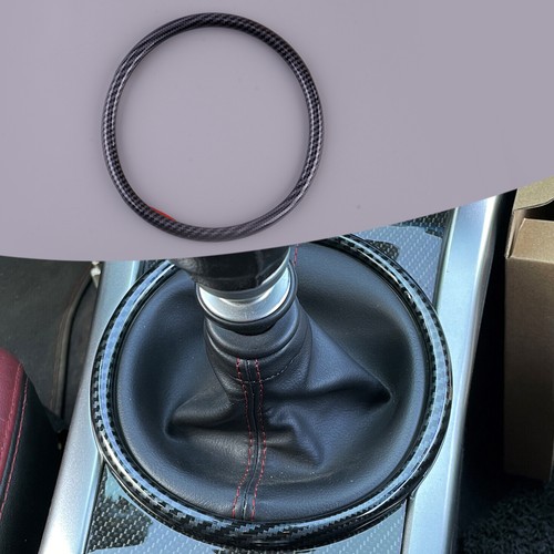 Carbon Fiber Style Gear Shift Ring Cover Trim Fit for Subaru WRX STI ...