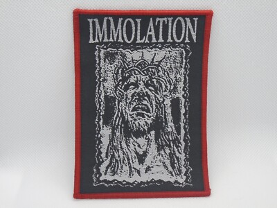 IMMOLATION NO JESUS WOVEN PATCH | eBay