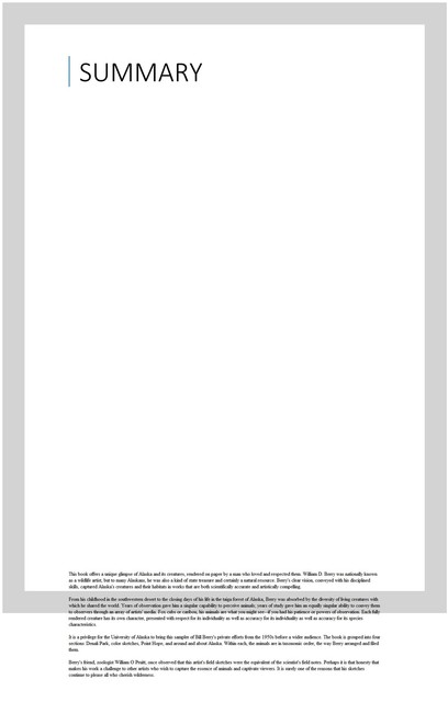 William D. Berry : 1954-1956, Alaskan Field Sketches by Elizabeth Berry ...