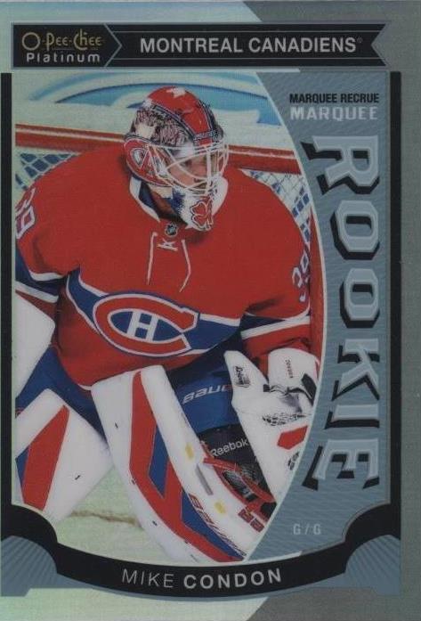 2015-16 O-Pee-Chee Platinum - Marquee Rookies Mike Condon #M32 Rainbow ...