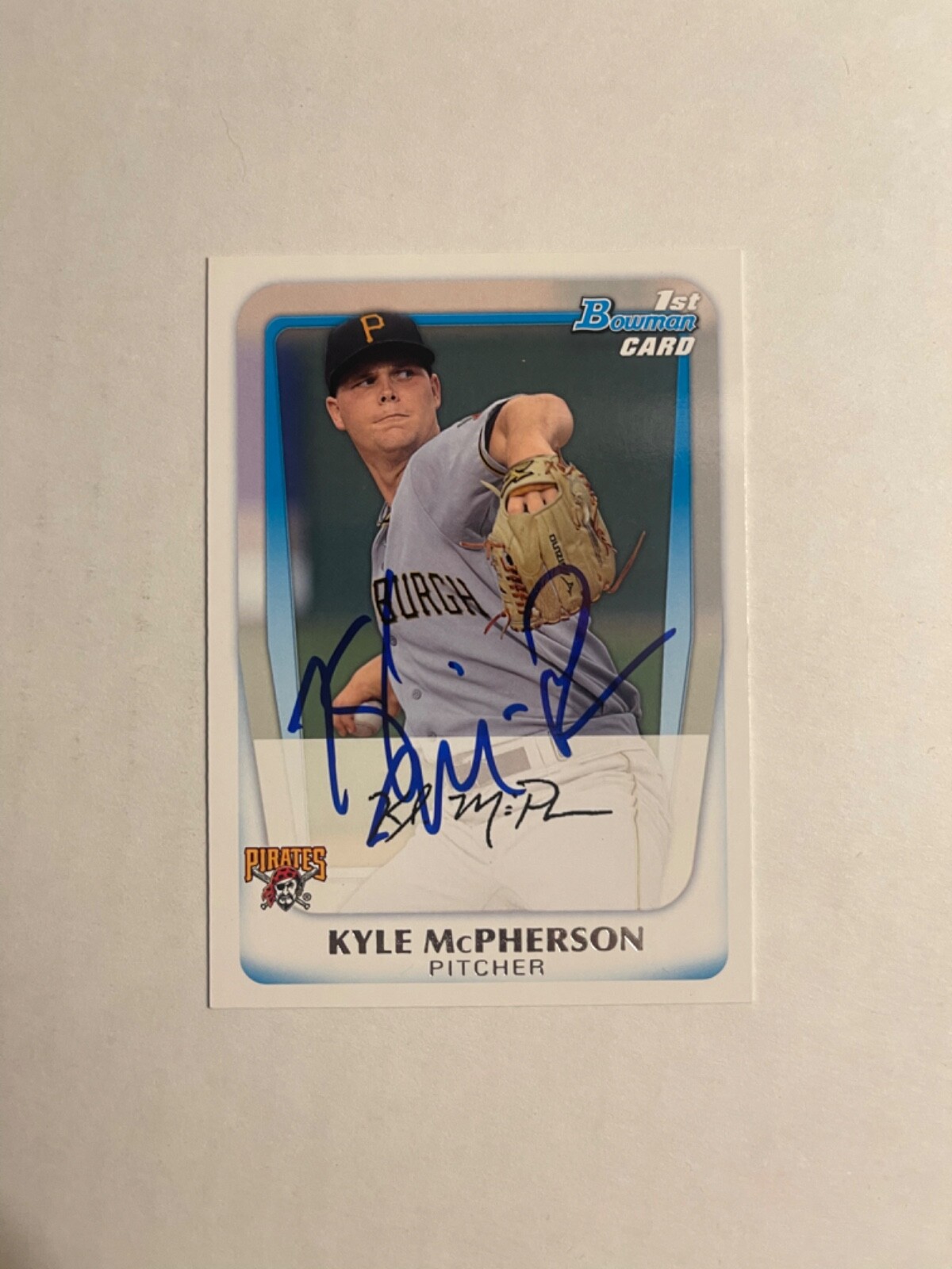 Pittsburgh Pirates KYLE MCPHERSON Signed Card | eBay