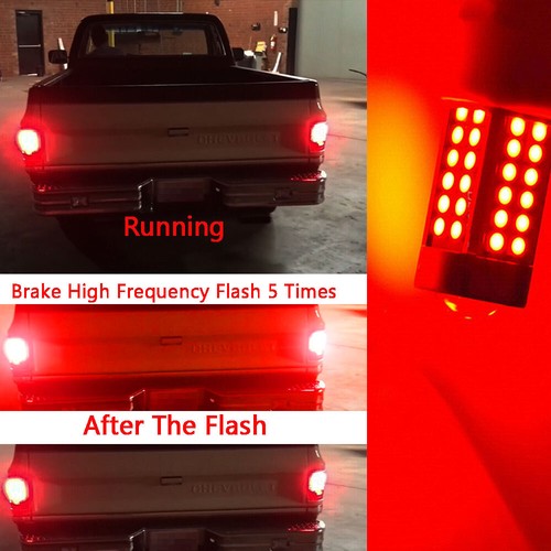 2x 1157 LED Red Brake Tail Turn Signal Light Bulbs For Chevrolet C10 ...