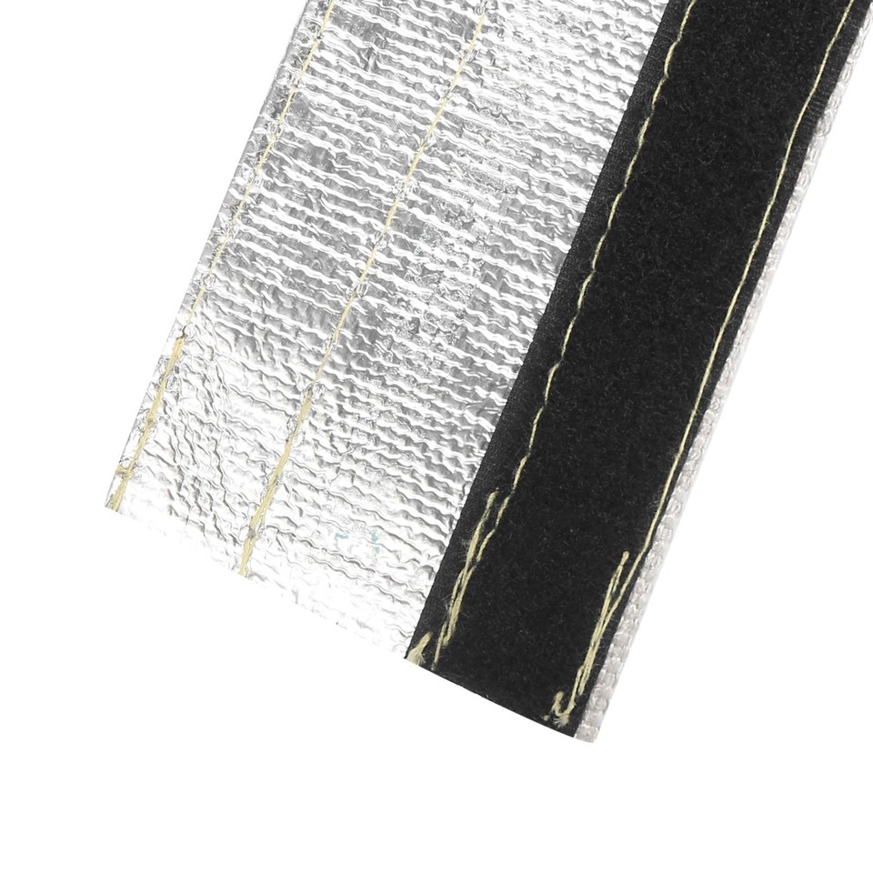 Car Fuel Lines Heat Shroud 3/8" ID 10ft Aluminized Sleeving Insulated ...