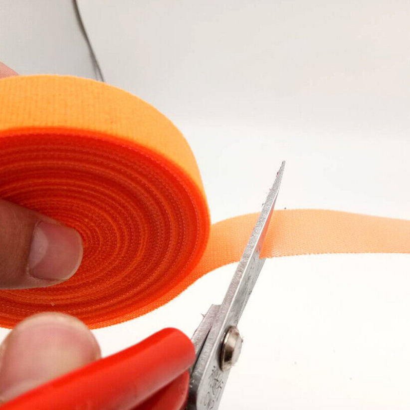 Double Sided Hook and Loop Tape Fastener Multicolor 15/20/25mm Cable ...