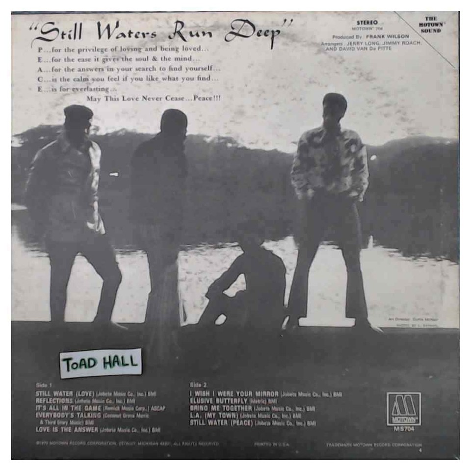 Four Tops - Still Waters Run Deep - Used Vinyl | eBay