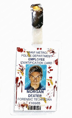 Dexter Forensic Technician Blood Cosplay Prop Gift Costume Comic Con ...