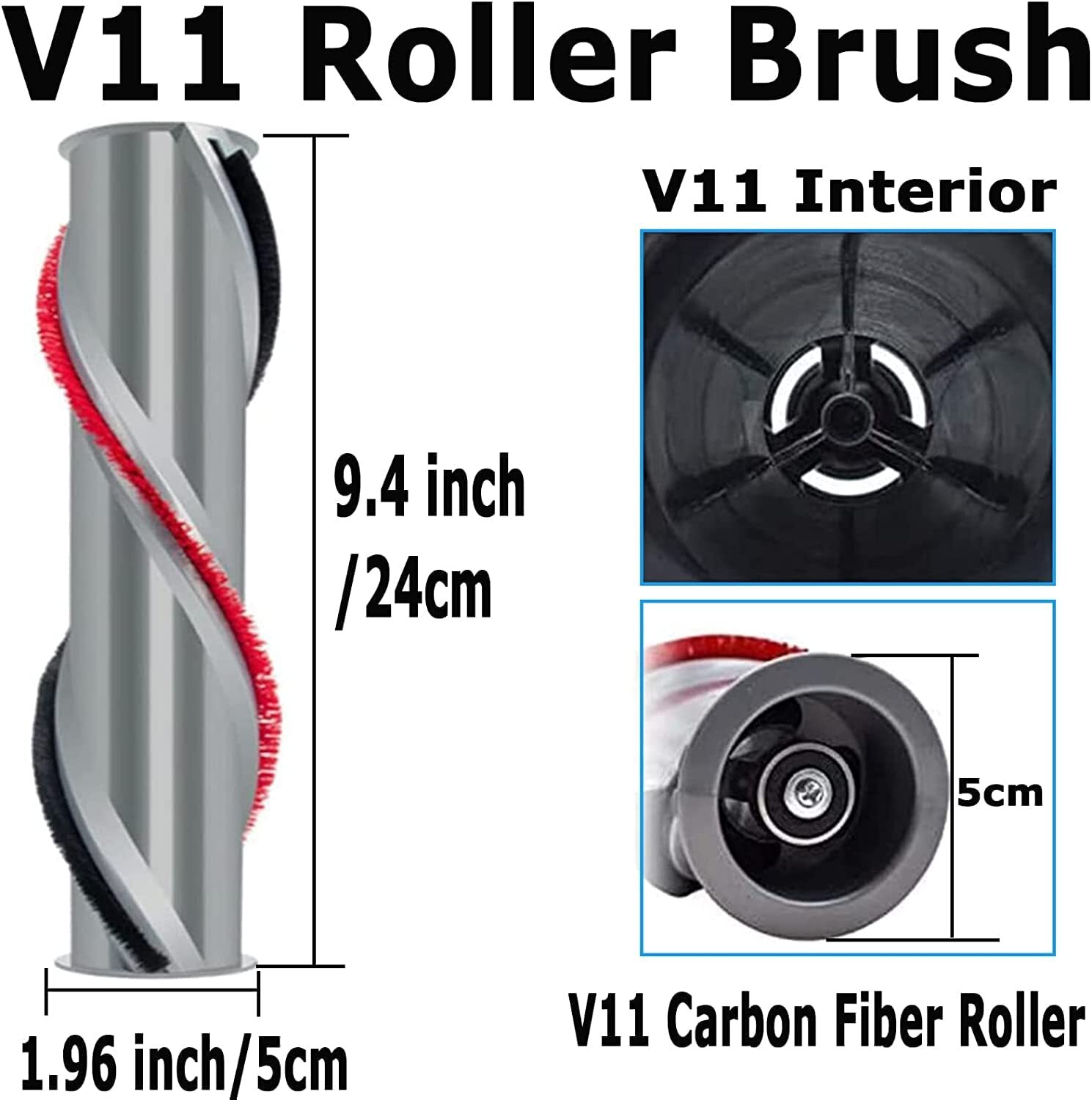Roller Brush For Dyson DC59 V6 V8 V10 V11 Animal Absolute Vac | eBay