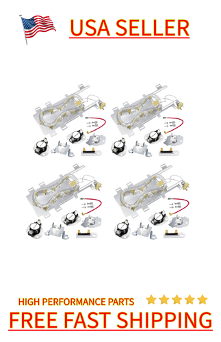 (4X) 8544771 & 279973 & 3392519 & 279816 Dryer Heating Element Kit ...