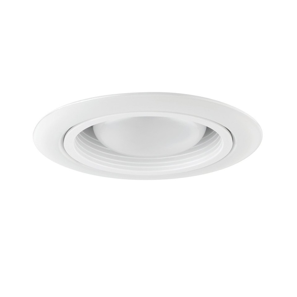 4" Baffle Recessed Open Lighting Kit in White Finish Utilitech 0127746 ...