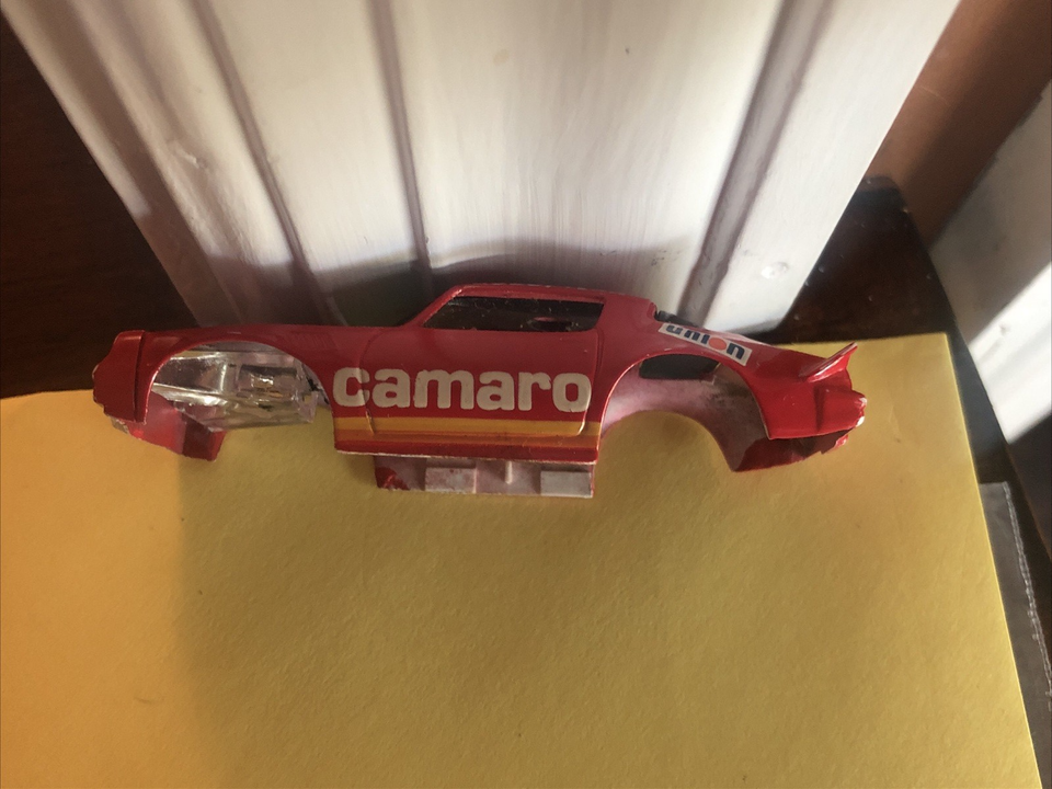 TYCO IROC Z28 Camaro Red #12 Racing HO SLOT CAR Lighted Body only | eBay