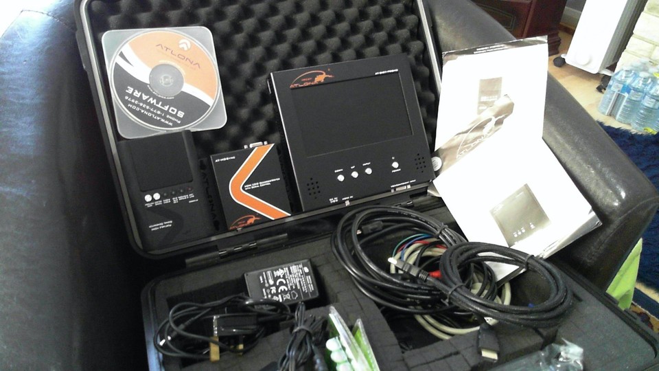 Atlona KIT-PROHD3 HDMI Ruggedized Testing Monitor Test Kit with Flight ...