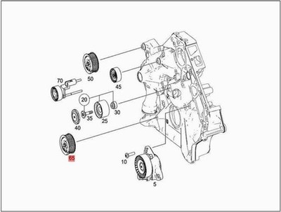 Genuine MERCEDES Guide pulley 1562020619 | eBay