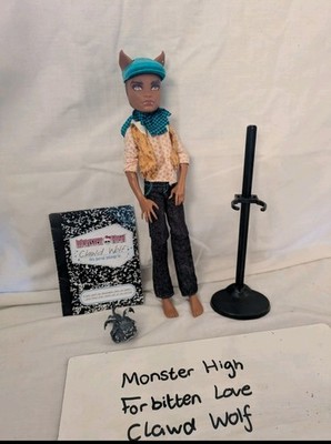 Monster High Forbitten Love Clawd Wolf Fashion Doll First Generation ...