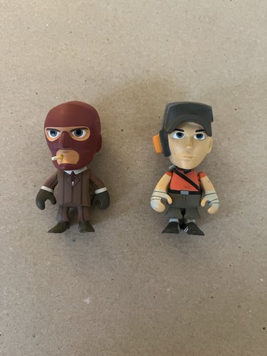 TF2 Valve 2014 Portable Mercs, RED Scout And Spy Figures | eBay