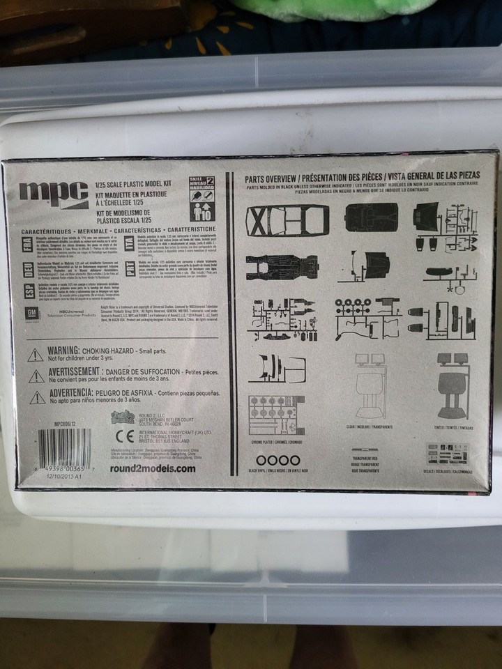 Knight Rider MPC Silver Screen Machines 1/25 Scale Model Kit New | eBay