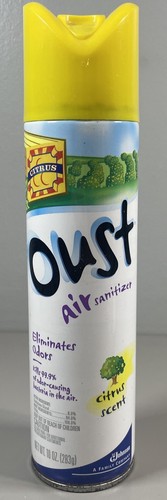 Discontinued OUST Air Sanitizer Citrus Scent Spray 10 Oz FULL Can | eBay