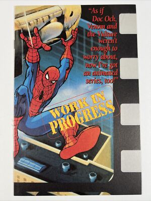 Spider-Man: Work in Progress (1994) Promo w/ Animation Cell ~ Marvel ...