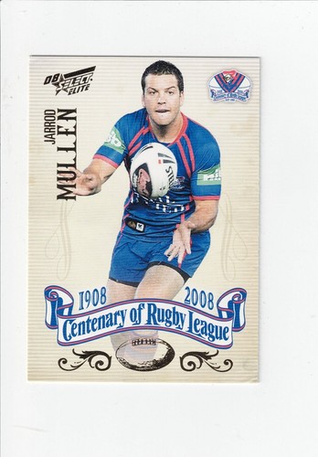 2008 Select NRL Centenary Rugby League Jarrod Mullen #157 (Newcastle ...