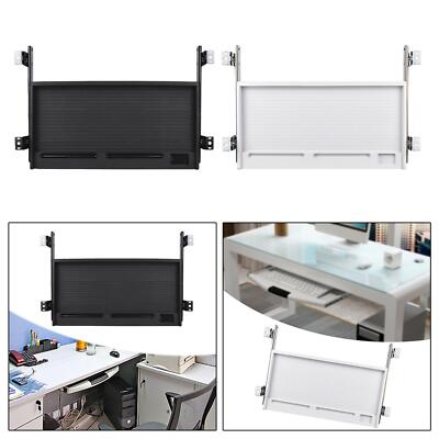 under Desk Computer Keyboard Drawer Saving Space Desk Extender Keyboard ...