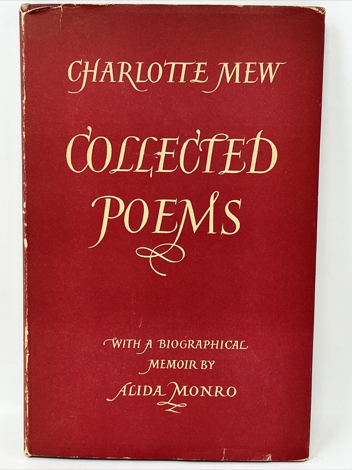 Collected Poems - Charlotte Mew 1st DJ HC 1953 Memoir Alida Monro ...