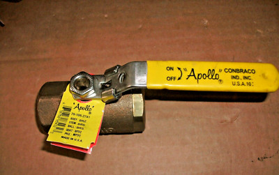 APOLLO 70-105-2741 1" BRONZE BALL VALVE SS LATCH LOCK W/AUTOMATIC DRAIN ...