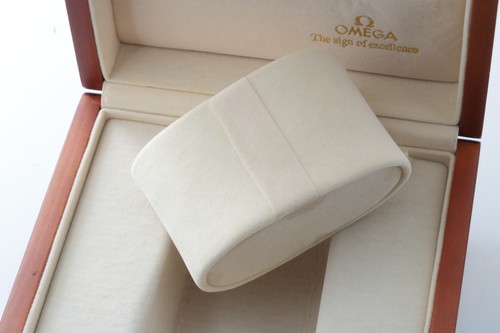 GENUINE Omega Presentation WOOD Watch Box Seamaster Speedmaster ...