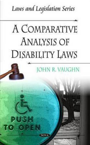 Comparative Analysis Of Disability Laws (UK IMPORT) Book NEW ...