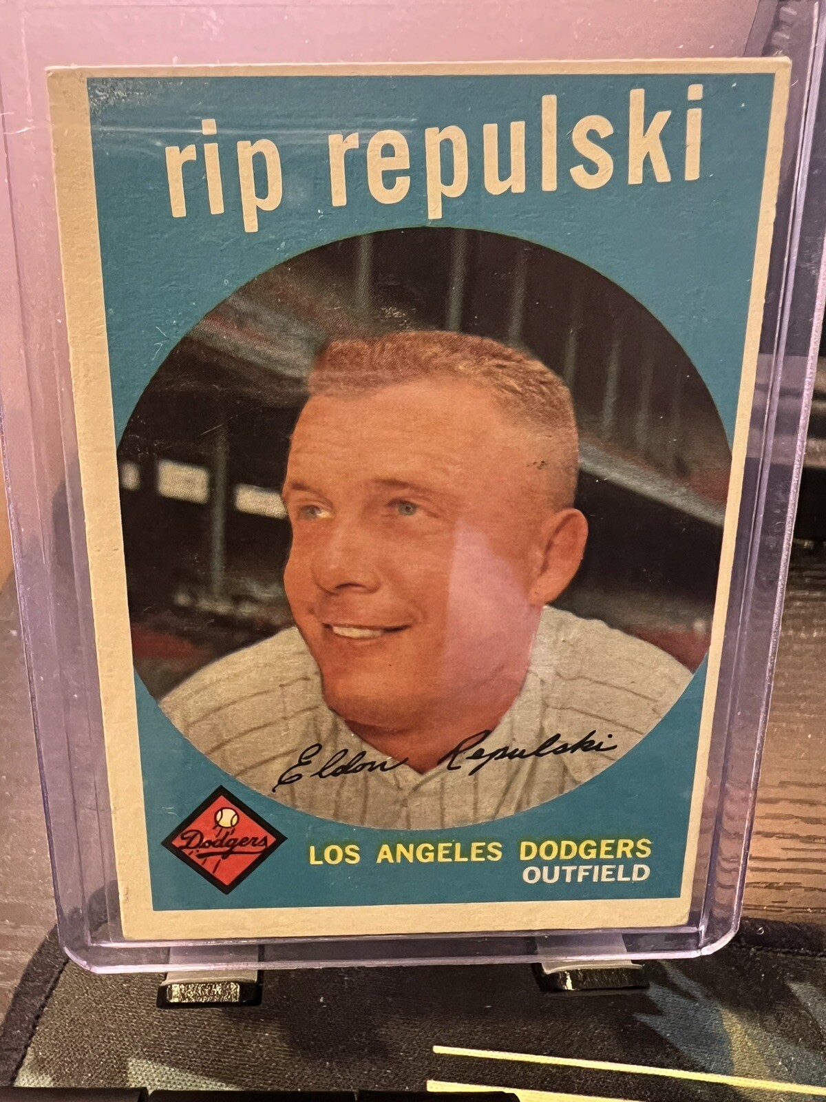 1959 TOPPS RIP REPULSKI #195 DODGERS | eBay