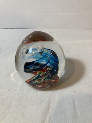 Williams Glass Paperweight Signed ‘99 | eBay