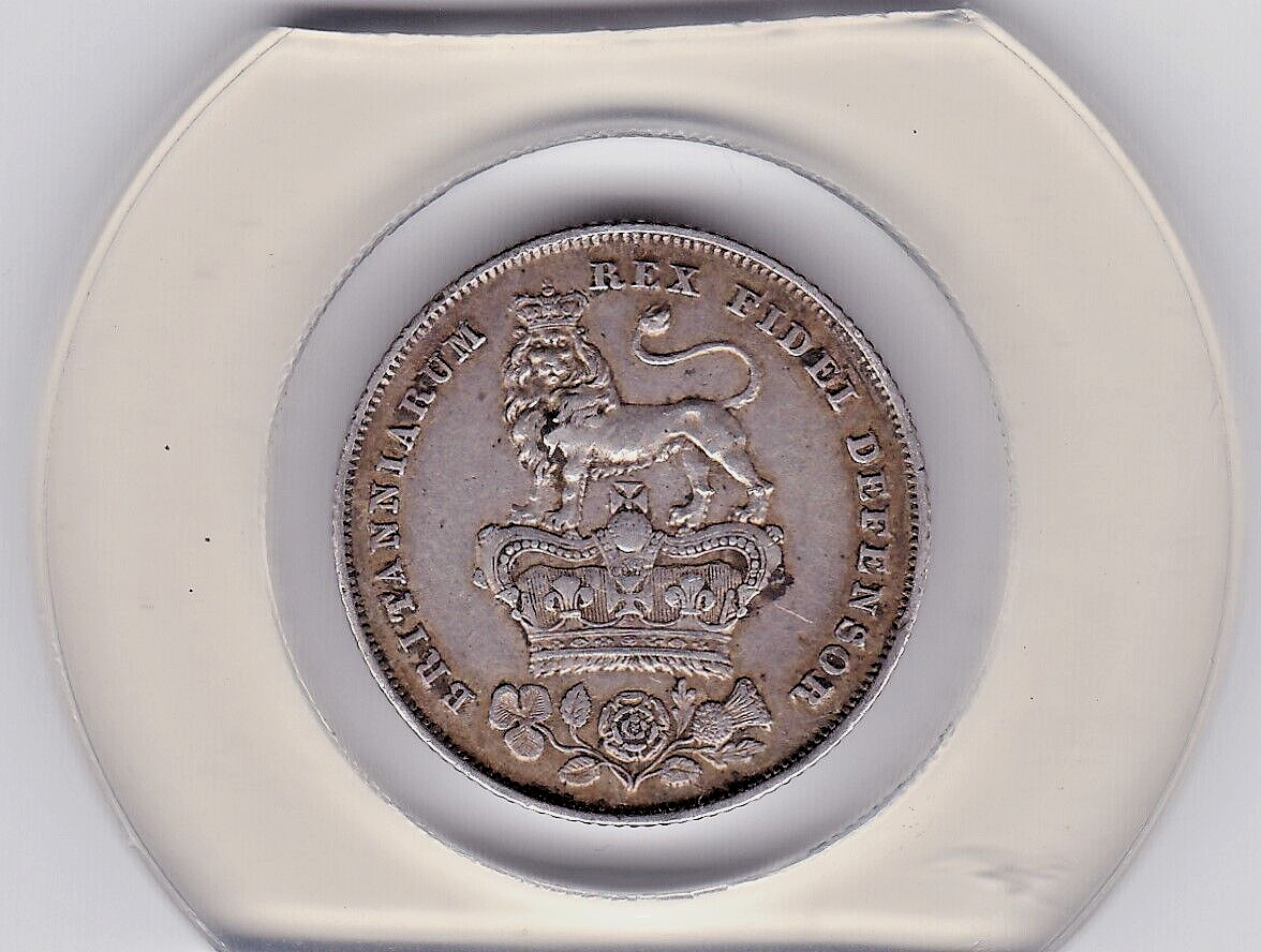 Sharp 1826 King George IV Shilling (1/-) Silver (92.5%) Coin | eBay