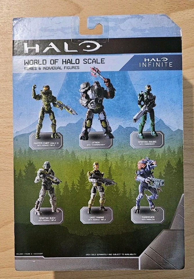 World Of Halo Scale Halo Infinite ATRIOX w Chainbreaker Jazwares 2022 ...