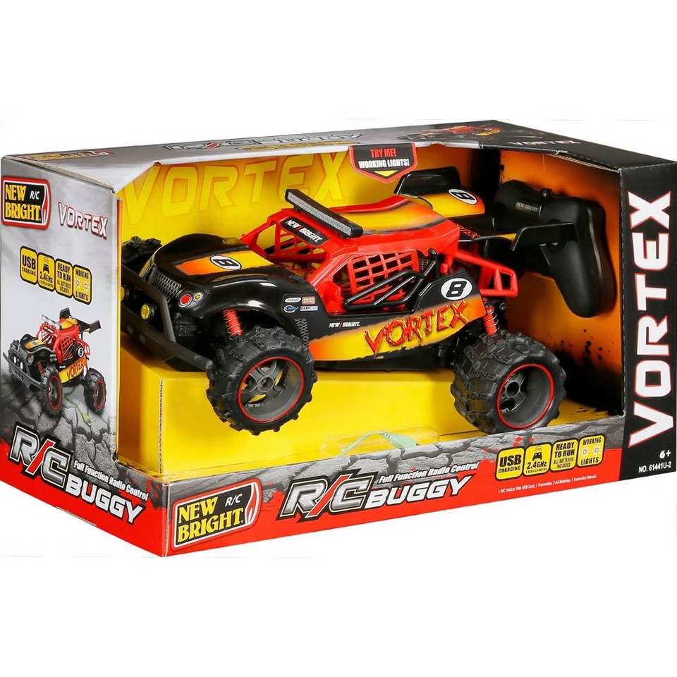 New Bright RC Black Vortex Buggy - 1:14 Scale | eBay