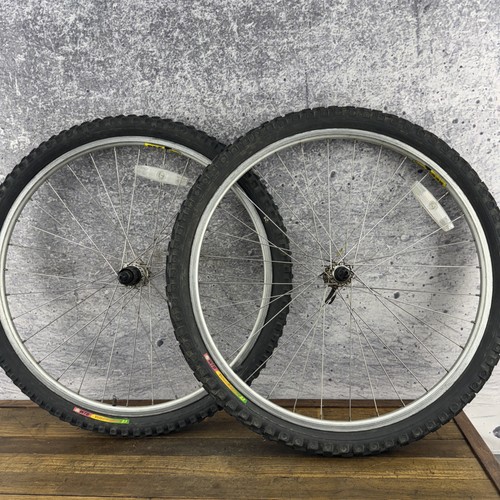 Vintage Mavic 238 26" Wheelset Shimano STX-RC Hubs WTB VelociRaptor 2.1 ...