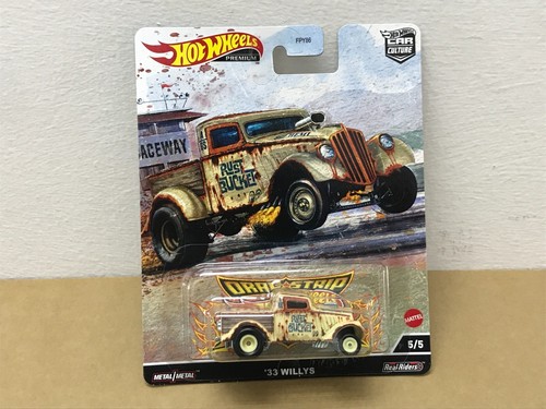 2023 Hot Wheels Premium Car Culture Dragstrip Demons 5/5 # '33 Willys ...