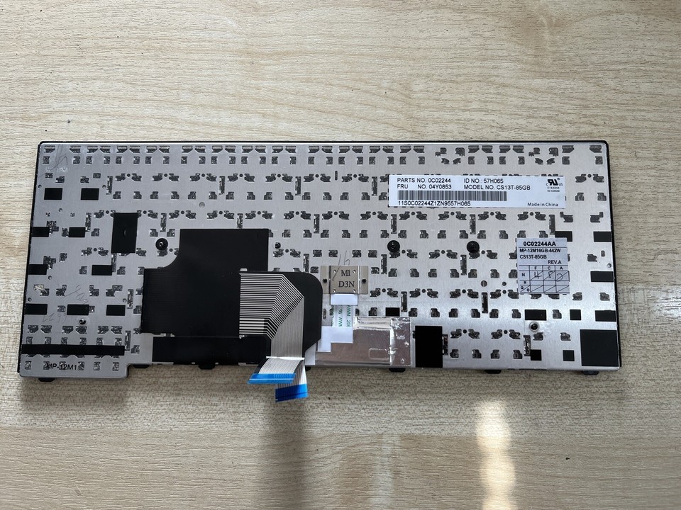 Lenovo Thinkpad L440 T460 T450 T440 UK Keyboard 04Y0853 0C02244 KEY ...