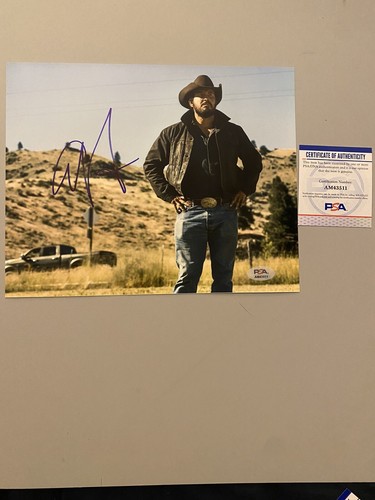 COLE HAUSER YELLOWSTONE SIGNED AUTOGRAPH 8x10 PHOTO PICTURE PSA COA RIP ...