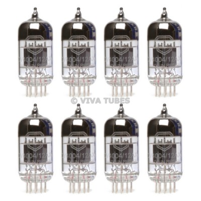 New Gain Matched Octet (8) Mullard Reissue CV4004 / 12AX7 Low Noise ...