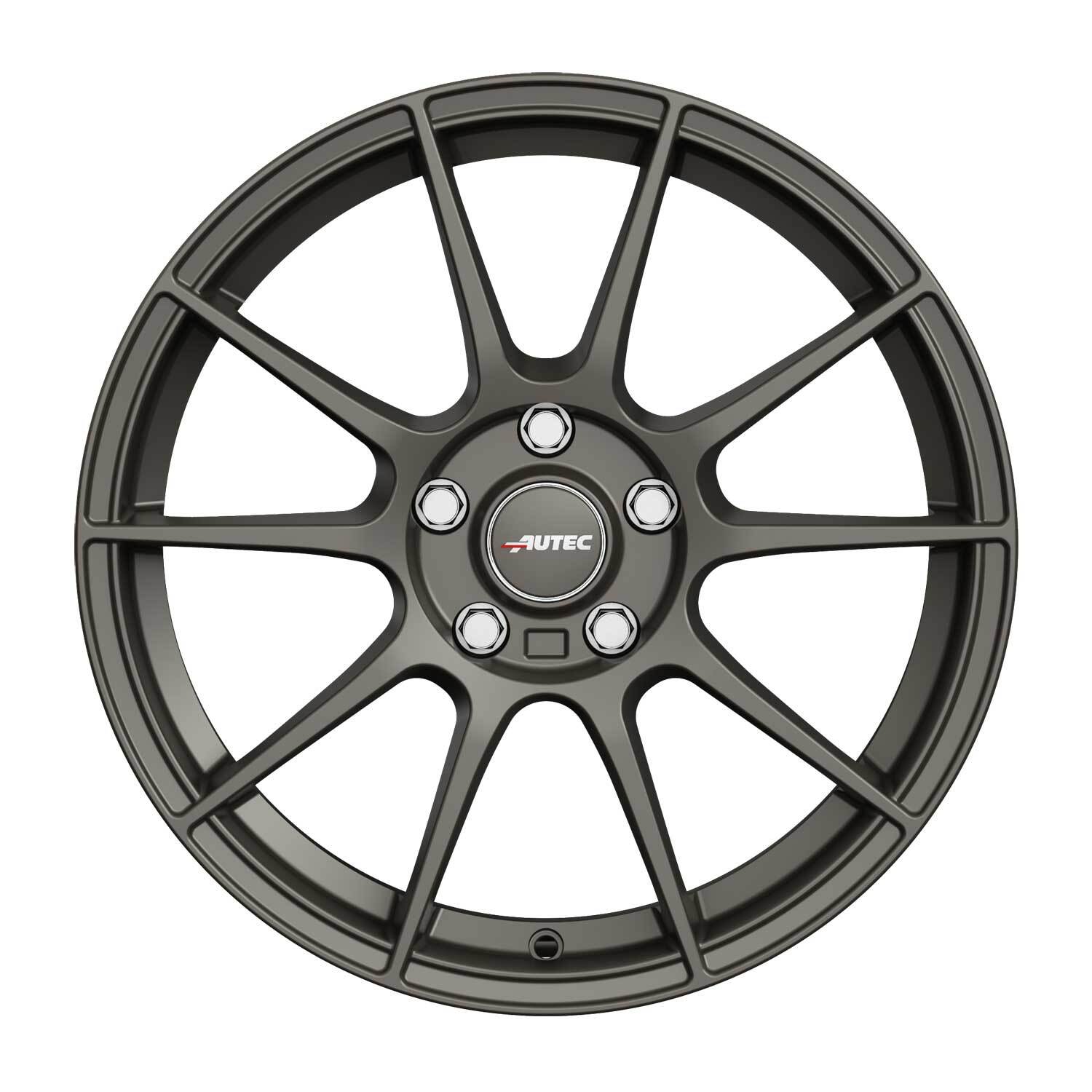 4 Autec WIZARD wheels 7,5x17 5x100 GUN for Toyota Avensis Celica GT86 ...