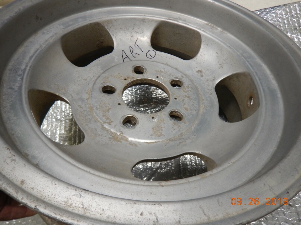 Vintage 15x6.5" Gyro Slot Mag Racing Wheel | Fenton Ford Mopar Chevy SS ...