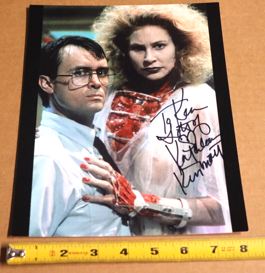 BRIDE OF RE-ANIMATOR MOVIE KATHLEEN KINMONT SIGNED PHOTOGRAPH PHOTO TO ...