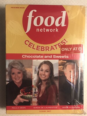 NEW! Food Network: Celebrates! Chocolate and Sweets (DVD, 2009, 3-Disc ...