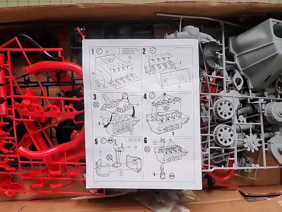 1987 REVELL VISIBLE 2.3 LITRE TURBO MODEL ENGINE 1:3 SCALE | eBay