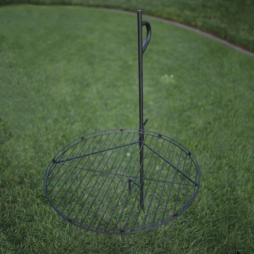 46" Swing Away Campfire Grill Portable Wood Fire Cooking Grate Pit Camp ...