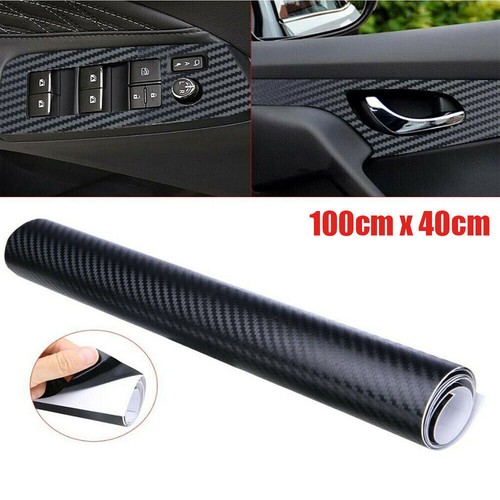 Car Interior Accessories Panel 3D Carbon Fiber Vinyl Wrap DIY Sticker ...