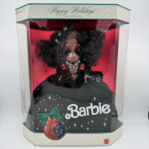Barbie Doll Holiday African American 1991 2696 Special Edition 11.5 ...