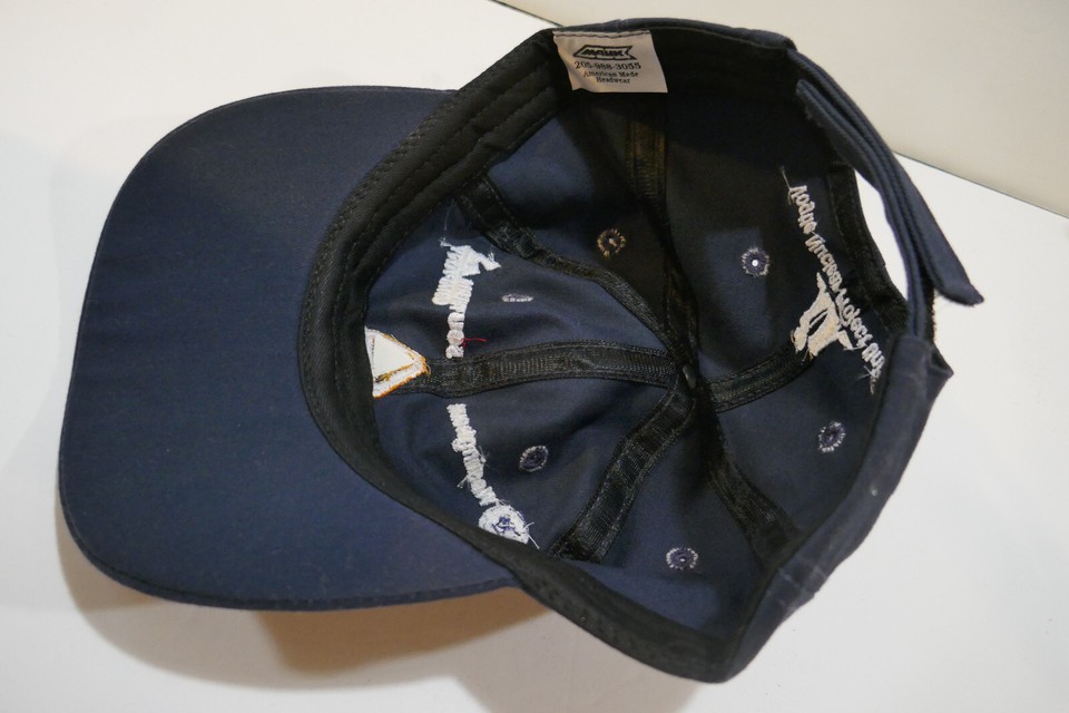 Shaw Stone & Webster - Solid Back - Strap Back Blue w 2 tone Lettering ...