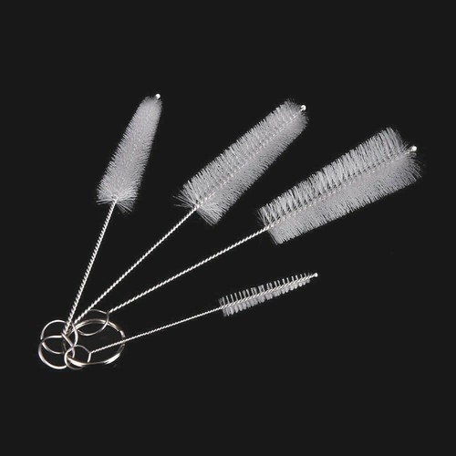 4 Spout Cleaning Brushes Tea Pot Spout Bottle Mini Brush Kettle Nozzle ...